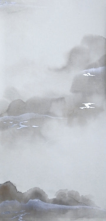 Avalon – Hand-Painted Wallpaper by Aqualille