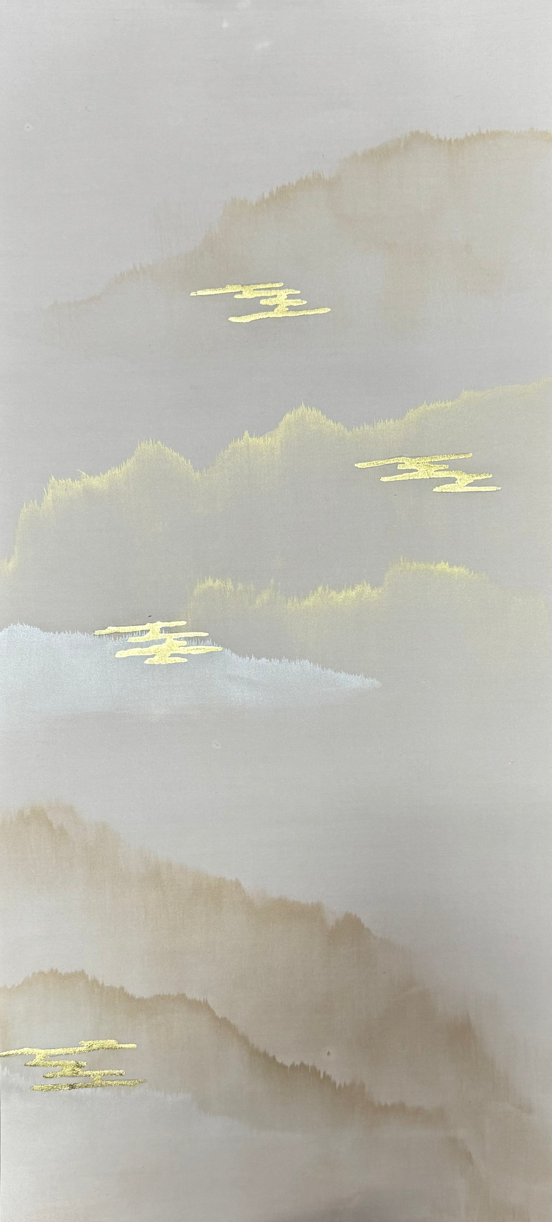 Avalon – Hand-Painted Wallpaper by Aqualille