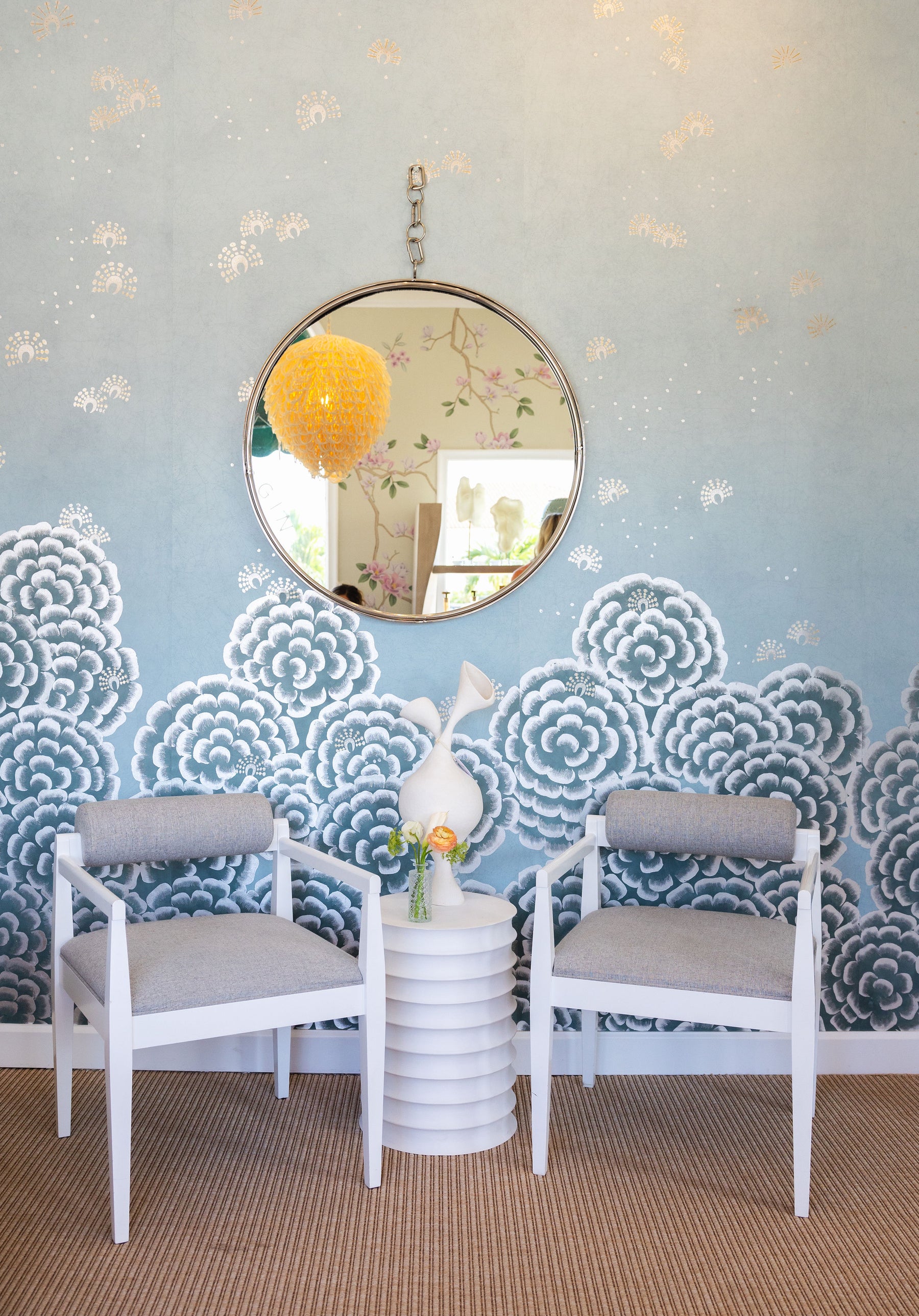 Calamus – Hand-Painted Wallpaper by Aqualille