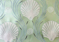 Seashell – Hand-Painted Wallpaper by Aqualille
