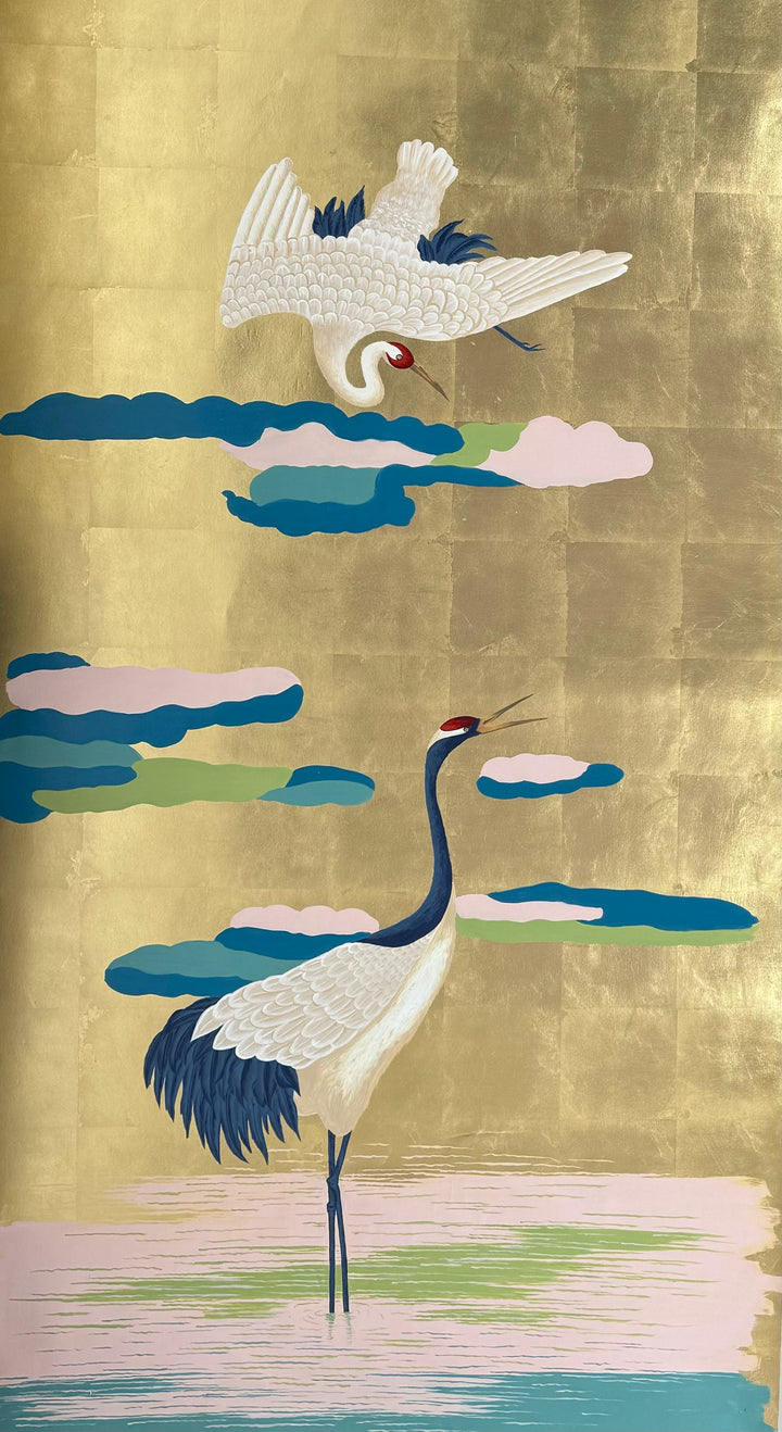 Aqualille Handpainted Wallpaper & Wallcoverings
