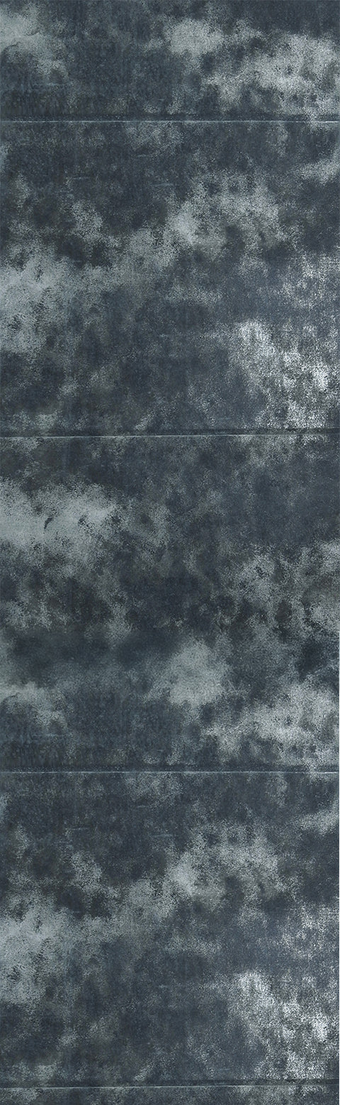 Storm Slate gray – Hand-Painted Wallpaper by Aqualille